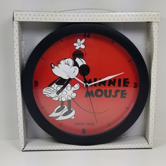 Disney | Wall Decor | Disney Minnie Mouse Wall Clock Office Home Wall ...